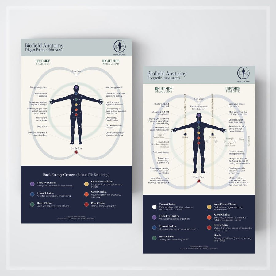 Biofield Tuning | Small Biofield Anatomy Map
